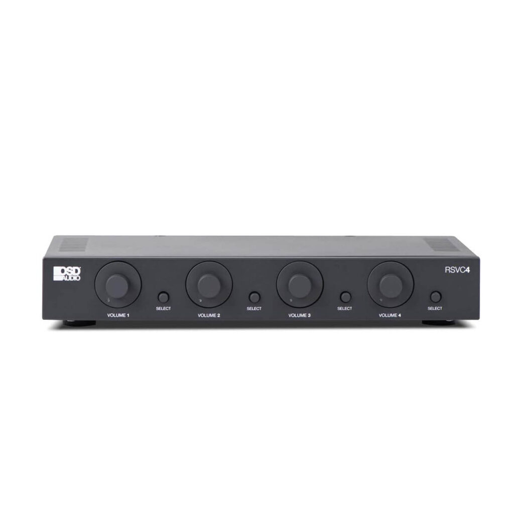 OSD RSVC4 Selector de altavoces 4x control de volumen – - Multiaudio Pro