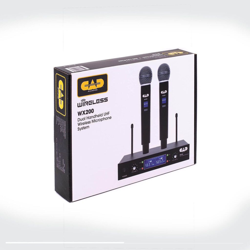 CAD WX200 Micrófono inalámbrico x 2 - Multiaudio Pro